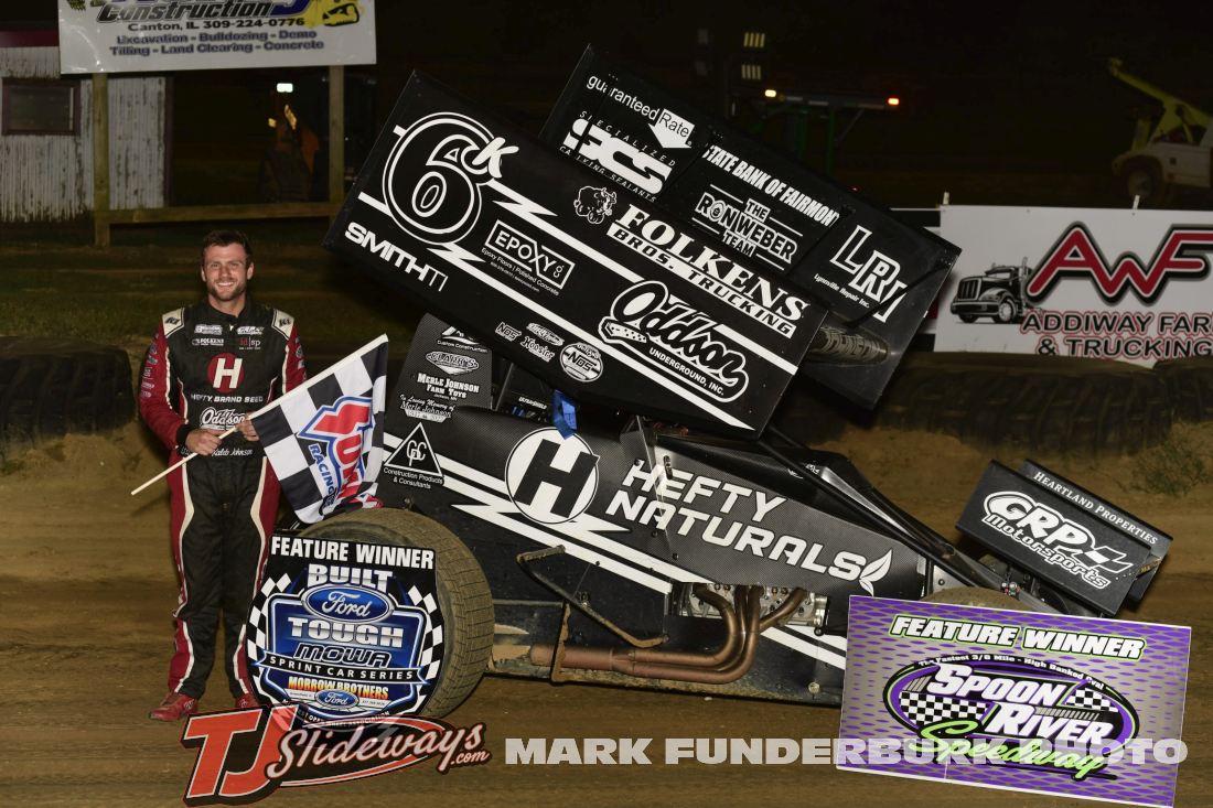 Kaleb Johnson Wins Tom Knowles Memorial at Spoon River – TJSlideways.com