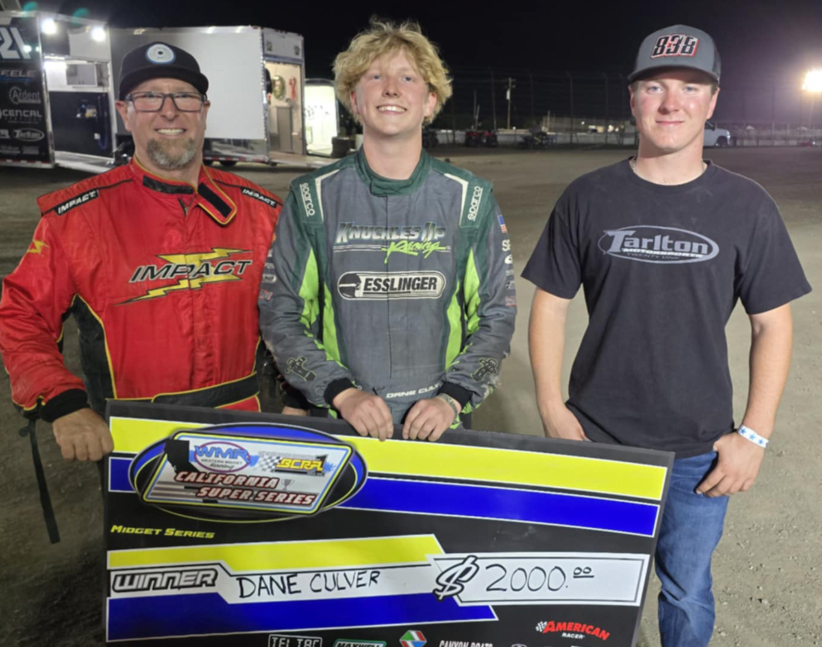 DANE CULVER WINS TRIBUTE TO GP AT STOCKTON, SARALE CLAIMS SUPER SERIES ...