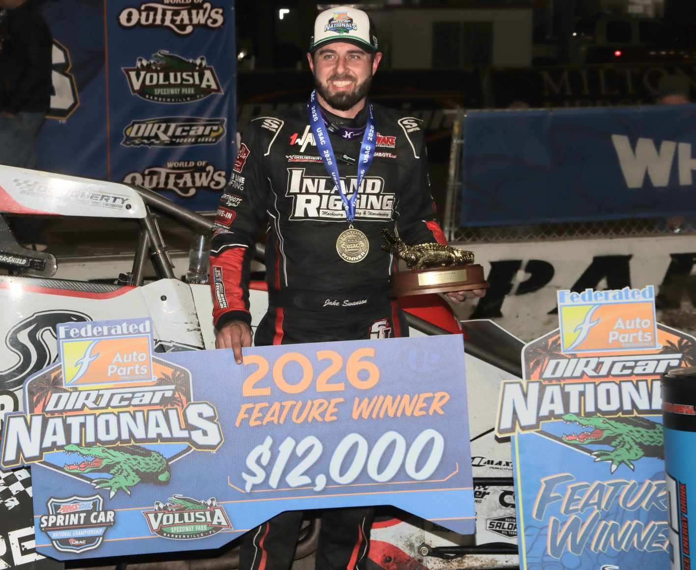Jake Swanson Dominates USAC Feature at Volusia for $12,000 Victory ...